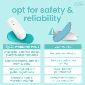 LaVie 3-in-1 Warming Lactation Massager, 2 Pack, Heat and Vibration, Pumping and Breastfeeding Essential, for Improved Milk Flow, Comforting Relief