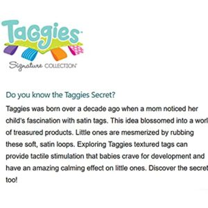 Taggies Sensory Stuffed Animal Soft Rattle with Teether Ring, Molasses Sloth