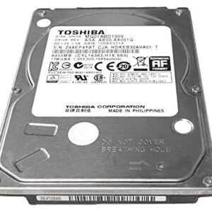 Toshiba 1TB 5400RPM 8MB Cache SATA 3.0Gb/s 2.5 inch Notebook Hard Drive (MQ01ABD100V) - 1 Year Warranty,Usb