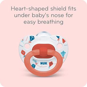 NUK Orthodontic Pacifiers, 0-6 Months, 5-Pack