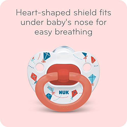 NUK Orthodontic Pacifiers, 0-6 Months, 5-Pack