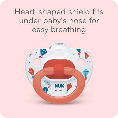 NUK Orthodontic Pacifiers, 0-6 Months, 5-Pack