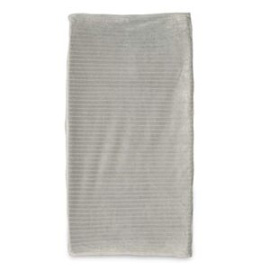 boppy changing pad cover, gray ribbed minky fabric