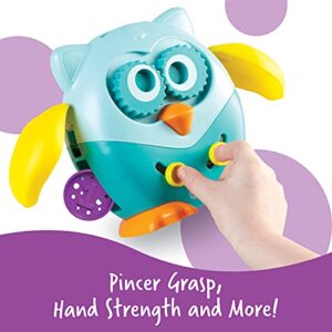 Learning Resources Hoot the Fine Motor Owl - 6 Pieces, Ages 18+ Months Toddler Learning Toys, Fine Motor and Sensory Toys for Toddlers, Educational Toys for Toddlers