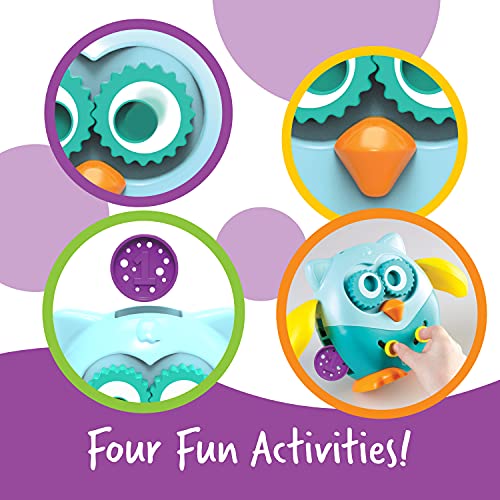 Learning Resources Hoot the Fine Motor Owl - 6 Pieces, Ages 18+ Months Toddler Learning Toys, Fine Motor and Sensory Toys for Toddlers, Educational Toys for Toddlers