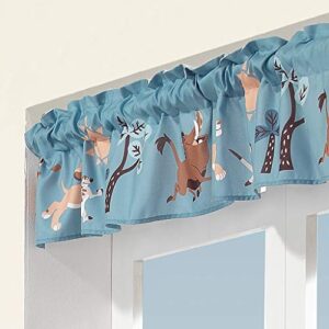 Lambs & Ivy Lion King Adventure Window Valance, Blue