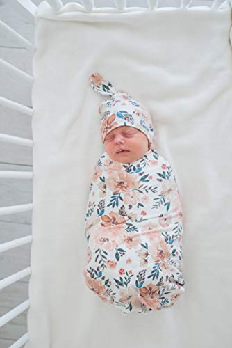 Copper Pearl Large Premium Knit Baby Swaddle Receiving Blanket Autumn