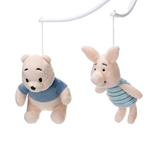 Lambs & Ivy Disney Baby Forever Pooh Bear Musical Baby Crib Mobile, Gray/Beige