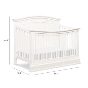 Namesake Durham 4-in-1 Convertible Crib in Warm White, Greenguard Gold Certified