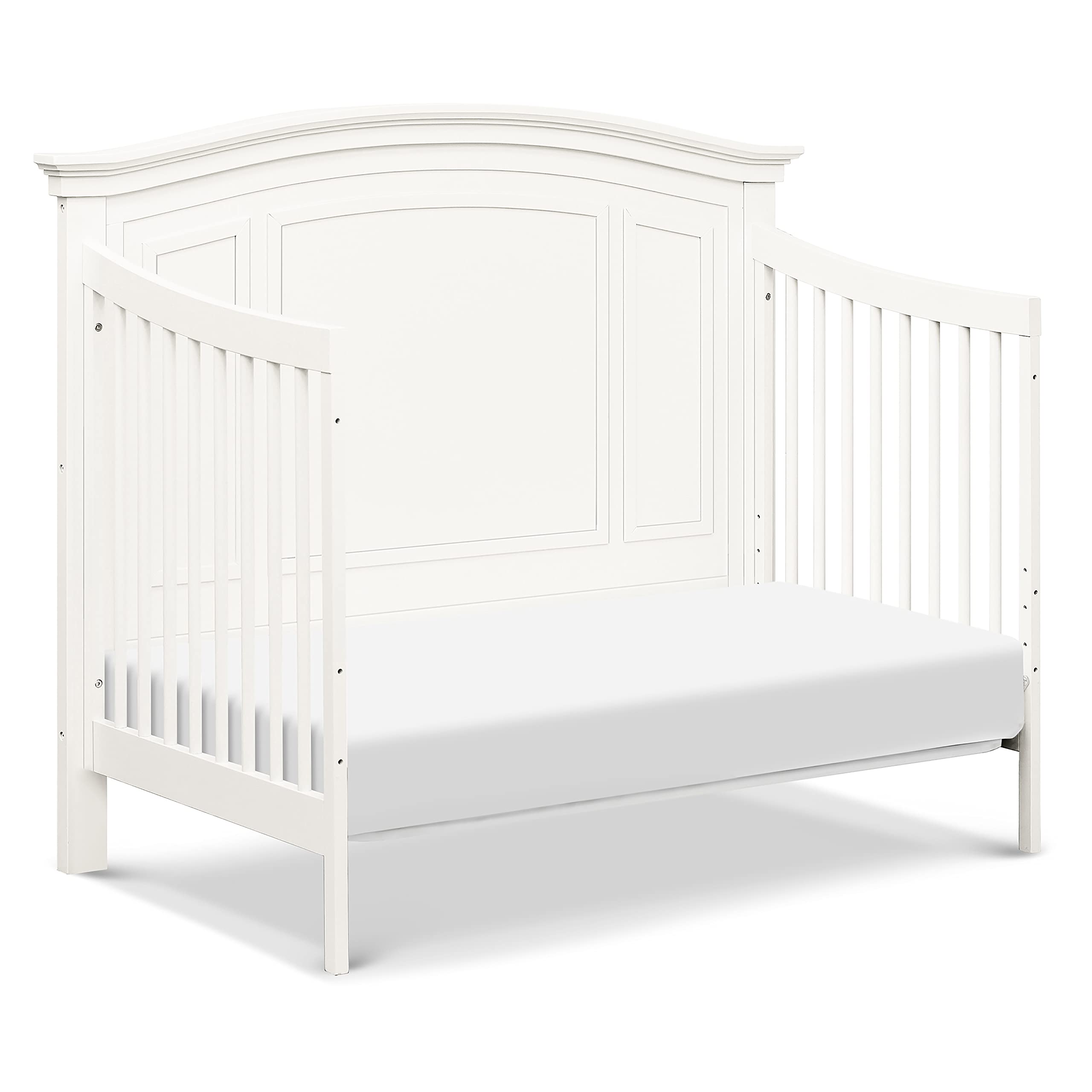 Namesake Durham 4-in-1 Convertible Crib in Warm White, Greenguard Gold Certified