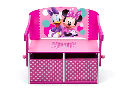 Delta Children Kids Convertible Activity Bench - Greenguard Gold Certified, Disney Minnie Mouse