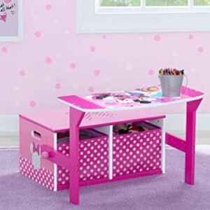 Delta Children Kids Convertible Activity Bench - Greenguard Gold Certified, Disney Minnie Mouse