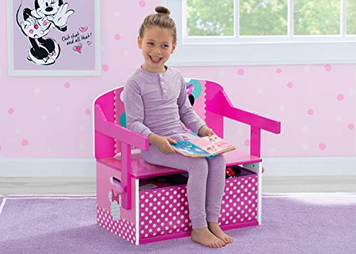 Delta Children Kids Convertible Activity Bench - Greenguard Gold Certified, Disney Minnie Mouse