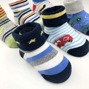 WAFUNNE Baby Boys Socks Wholesale 20 Pairs Baby Socks Cotton Boy 0-12 months