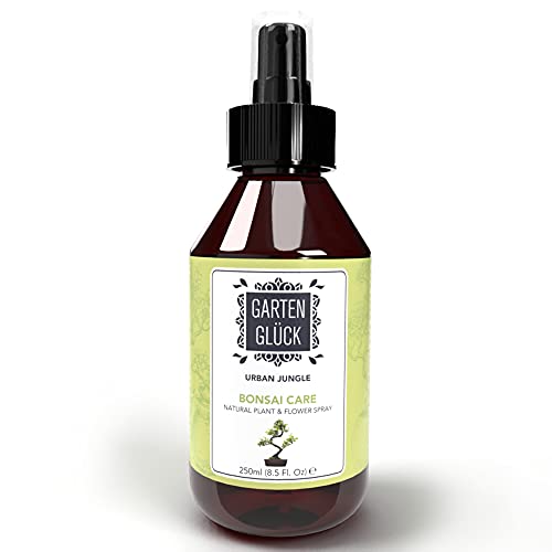 Garten Glück Bonsai Food Spray - Bonsai Tree Fertilizer For Strong and Healthy Leafs - Bonsai Fertilizer Liquid to Strengthen Stems - Bonsai Tree Food To Complete Your Bonsai Care Kit, 8.45 Fl Oz