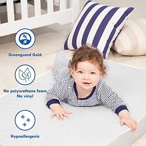 DaVinci Complete Slumber Crib & Toddler Mattress, Firm support, Lightweight, Waterproof, Greenguard Gold Certified