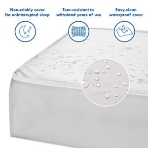 DaVinci Complete Slumber Crib & Toddler Mattress, Firm support, Lightweight, Waterproof, Greenguard Gold Certified