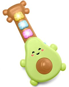 skip hop baby toy guitar, farmstand grow & play, rock-a-mole guitar