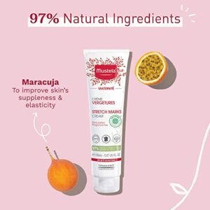 Mustela Maternity Stretch Marks Cream for Pregnancy - with Natural Avocado, Maracuja & Shea Butter - Fragrance-Free & EWG Verified - 5.07 fl. Oz