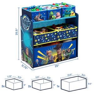 Disney/Pixar Toy Story 4 6 Bin Design and Store Toy Organizer by Delta Children