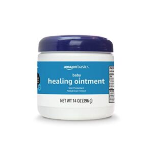 amazon basics healing ointment for babies, pediatrician tested, 14 ounce, 1-pack (previously solimo)