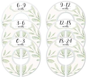 mumsy goose baby girl clothes dividers nursery closet dividers closet organizers botanical