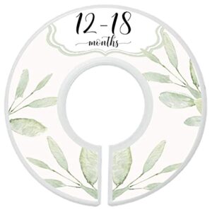 Mumsy Goose Baby Girl Clothes Dividers Nursery Closet Dividers Closet Organizers Botanical