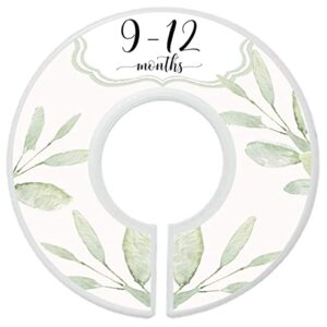 Mumsy Goose Baby Girl Clothes Dividers Nursery Closet Dividers Closet Organizers Botanical