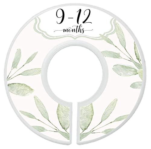 Mumsy Goose Baby Girl Clothes Dividers Nursery Closet Dividers Closet Organizers Botanical