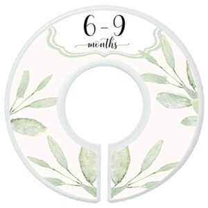 Mumsy Goose Baby Girl Clothes Dividers Nursery Closet Dividers Closet Organizers Botanical