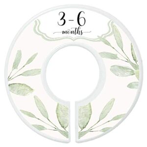 Mumsy Goose Baby Girl Clothes Dividers Nursery Closet Dividers Closet Organizers Botanical