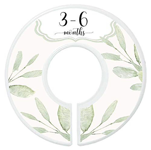 Mumsy Goose Baby Girl Clothes Dividers Nursery Closet Dividers Closet Organizers Botanical