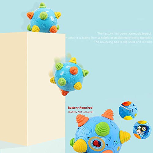 Toddlers Baby Music Shake Dancing Ball Toy, Move and Crawl Ball Toys for Kids,Bouncing Sensory Learning Ball Toys Ideal Gift for Baby Boys and Girls, Endless Fun for Children, Age:18+ Months