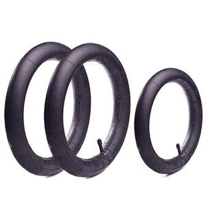 16'' back and 12.5'' (2+1) front wheel replacement inner tubes | compatible with bob stroller tire tube revolution se/pro/flex/su/ironman - made from bpa/latex free premium quality butyl rubber