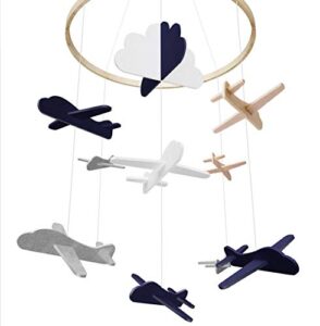 baby crib mobile, airplane baby mobile, crib mobile for boys nursery decor