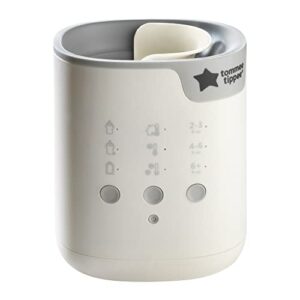 tommee tippee multiwarm intuitive bottle warmer, warms baby feeds to body temperature in minutes, automatic timer, white