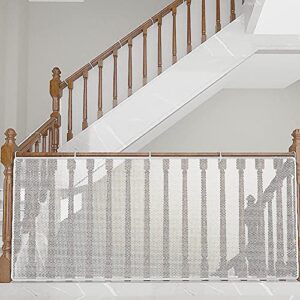 Child Safety Net,118Inchs x 29Inchs,Balcony Patios Rail Stairs Safe Net for Kids/Pets/Toys, Safety for Indoor&Outdoor