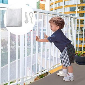 Child Safety Net,118Inchs x 29Inchs,Balcony Patios Rail Stairs Safe Net for Kids/Pets/Toys, Safety for Indoor&Outdoor