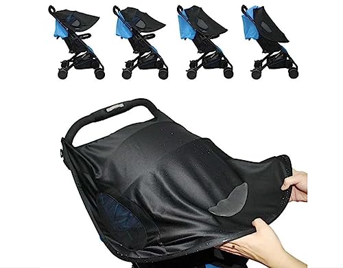 Baby Stroller Sun Shade Sun Protection Sun Shade for Strollers Car Seats Pram Pushchair Buggy Stroller Sunshade Parasol Sun Rain Shade Canopy Cover Awning Anti-UV Toddlers Stroller Canopy Sun Shade