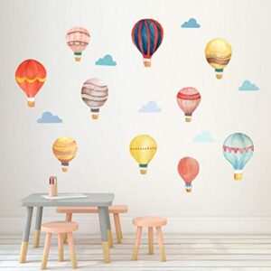 Bamsod Balloon Wall Stickers,Peel and Stick Removable Cloud Balloons Wall Decals Decoration for Kids Nursery Bedroom Living Room