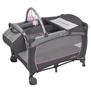 evenflo portable babysuite dlx playard, poppy