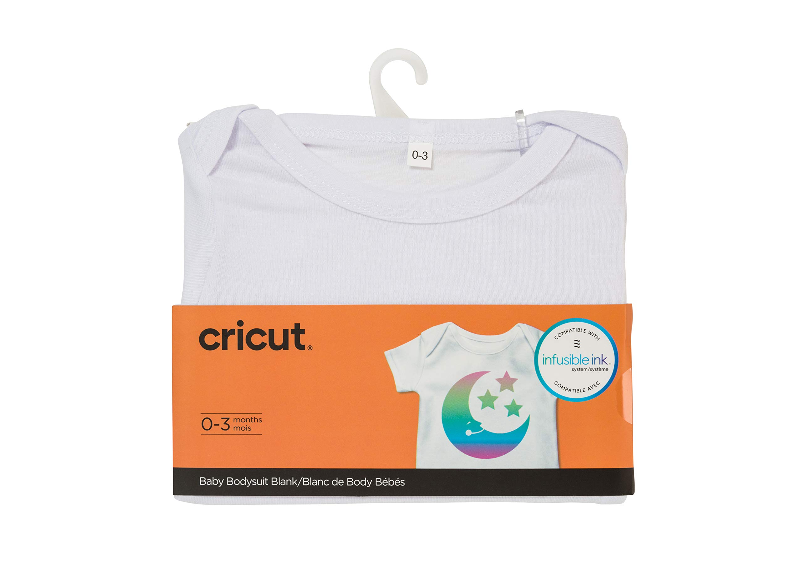 Cricut womens Baby Bodysuit BLANK BODY SUIT 0 3 MONTH, White, 0-3 Months US