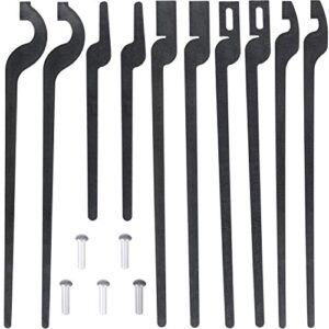 yoursme diy rapid tongs bundle set - blacksmith five types of tongs bundle set comes with rivet