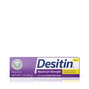 desitin diaper rash ointment desitin maximum strength original paste for diaper rash, 1 oz