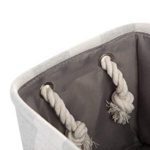 Home Zone Living Storage Basket with Cotton Rope Handles, VS19215E