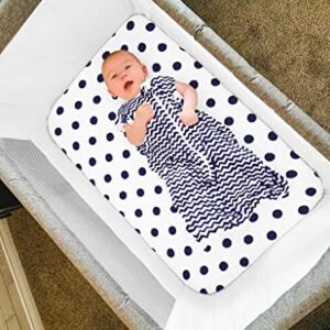 Bassinet Bed Sheets – Premium Bassinet Fitted Sheet for Halo, Mika Micky, Maxi COSI & Others - 4 Pack 100% Jersey Knit - Bassinet Bedding for Standard Size Oval or Halo Bassinet Pads for Boys & Girls