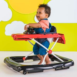 Bright Starts Ways to Play 4-in-1 Walker - Ford Mustang, Red, Ages 6 Months +, Red