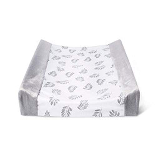 Changing Pad Cover -White/Gray Leaf Cloud Island