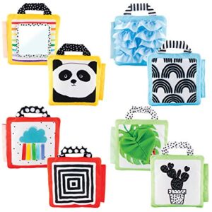 sassy reversible soft sensory activity panels, 4count, ages 0+