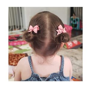 VINOBOW 24Piece 2 Inch Pigtail Pinwheel Hair Bows Girls Fully Ribbon Covered Clips For Baby Girls Toddlers Kids